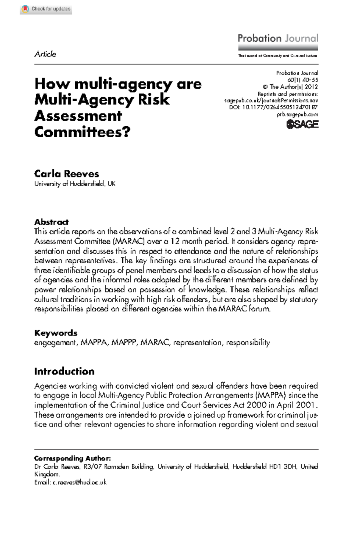 How Multi Agency are Maracs 2012 - Article How multi-agency are Multi ...