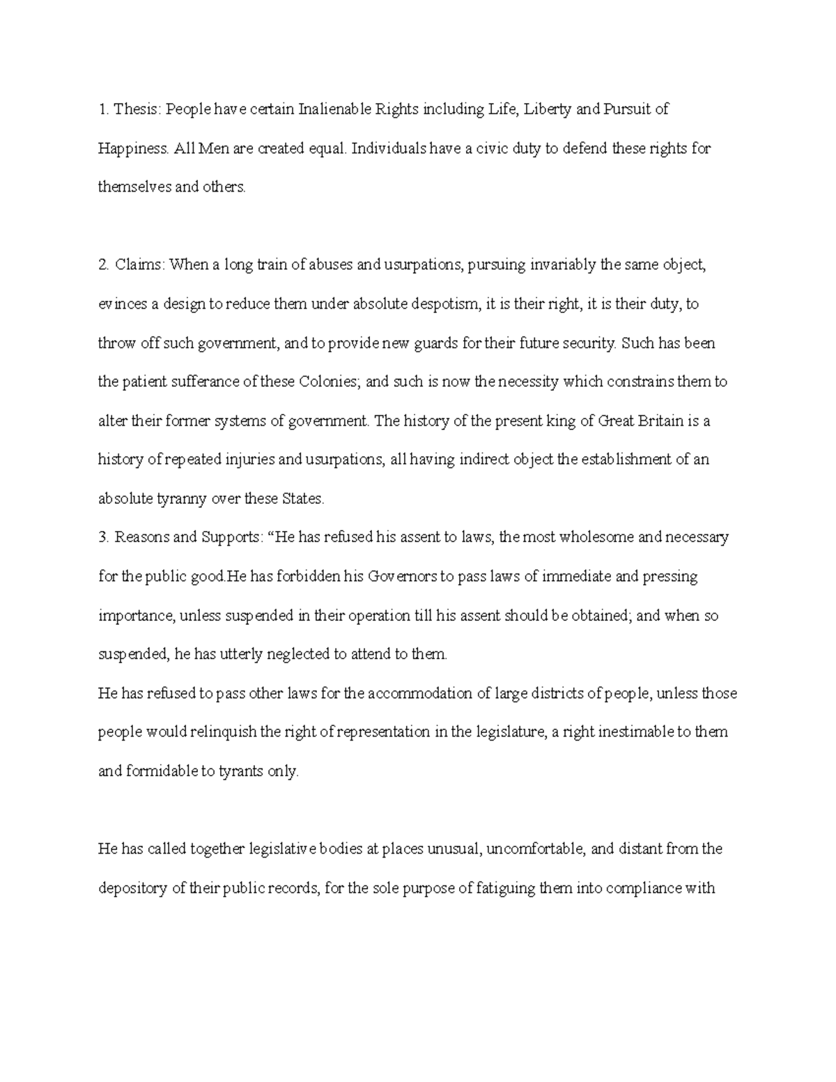 PCW Argumentative Essay Close Read (Student Choice) - Thesis: People ...