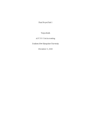 QSO 321 Final Project - Final Project Tonya Smith QSO 321 People ...