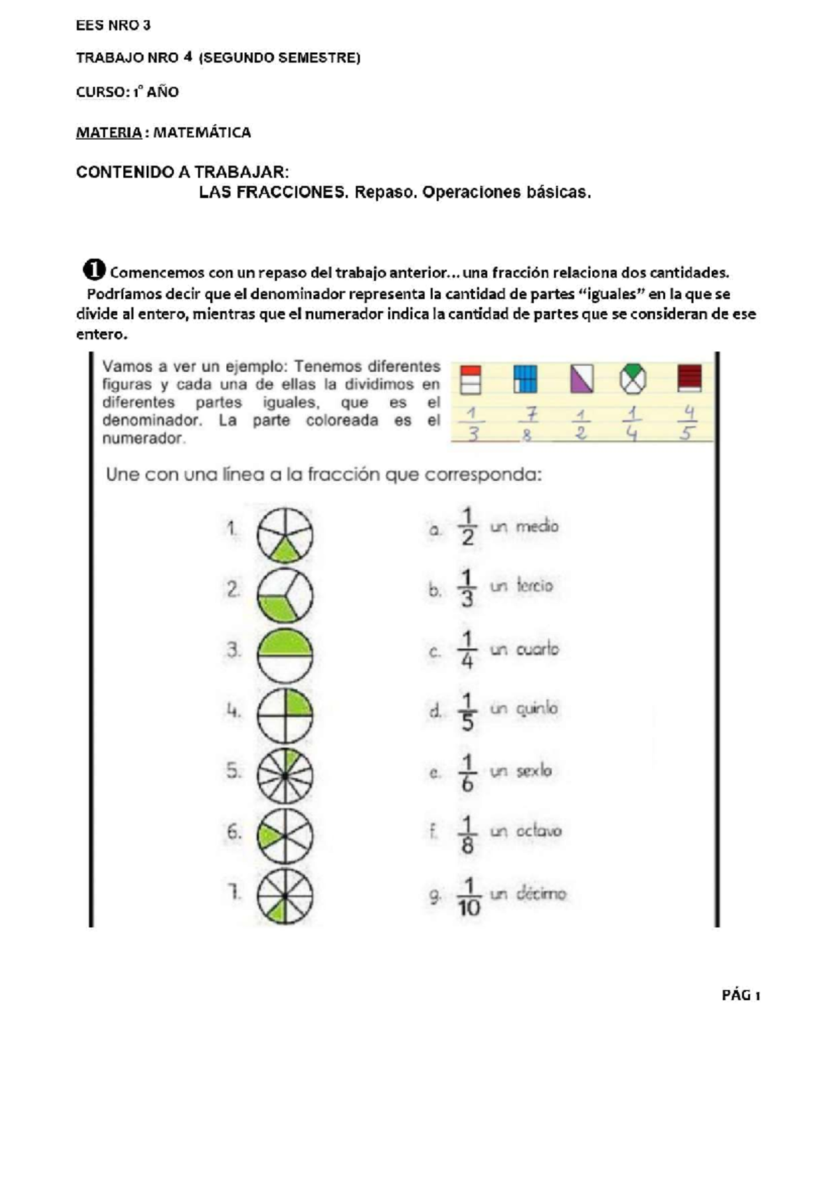 Matematica - 1° Año - TP 4 - Matemática - Primer año - Studocu