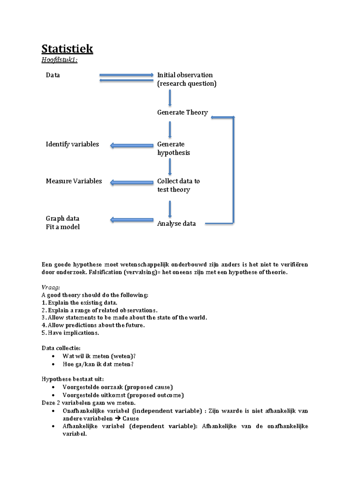 Complete Samenvatting Statistiek (B_STAT) (2e jaar), Statistiek ...