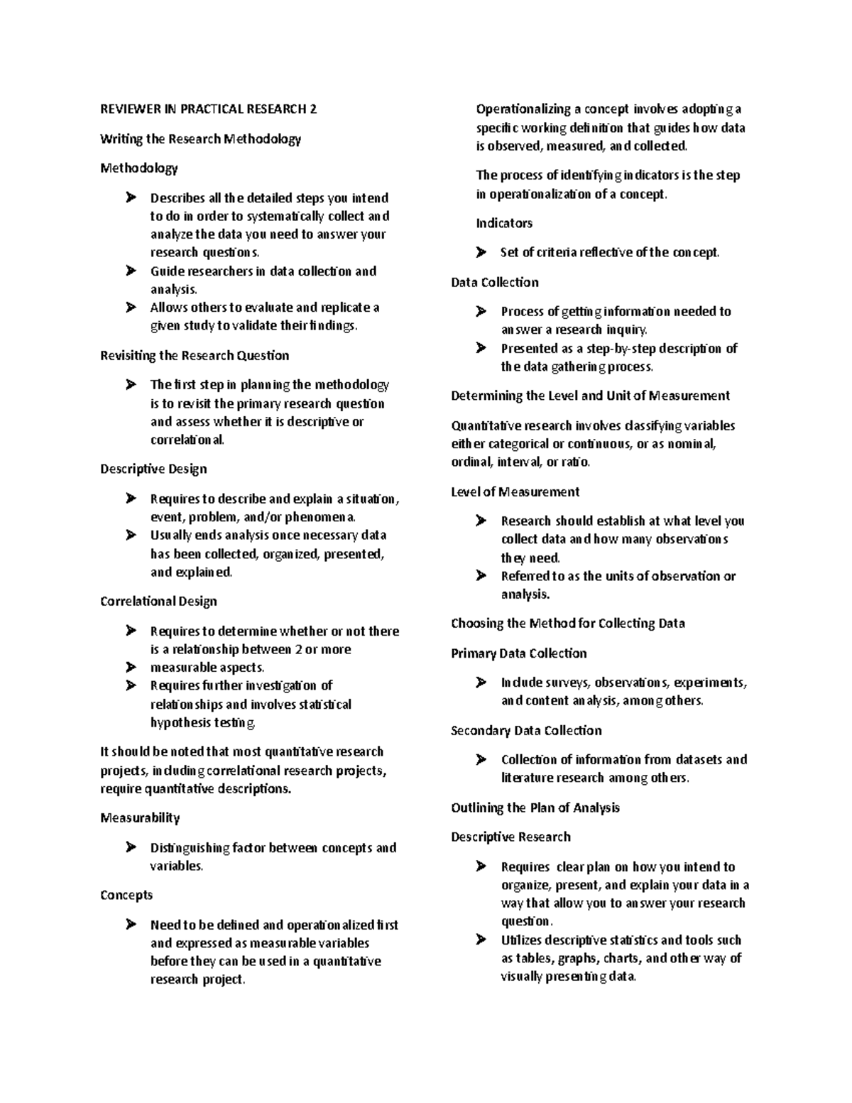 Pr2 reviewer methodology collecting data 2 - REVIEWER IN PRACTICAL ...