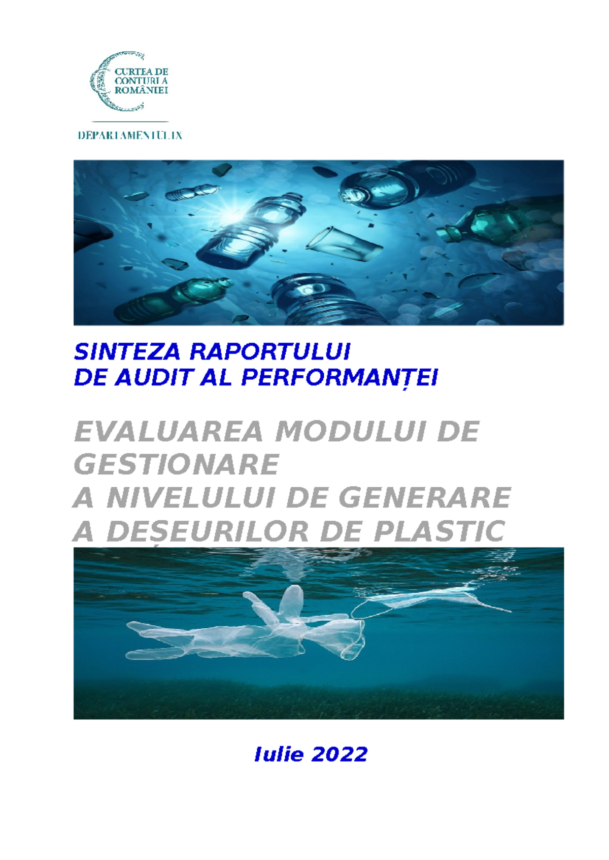 Sinteza Raport audit performanta - SINTEZA RAPORTULUI DE AUDIT AL ...