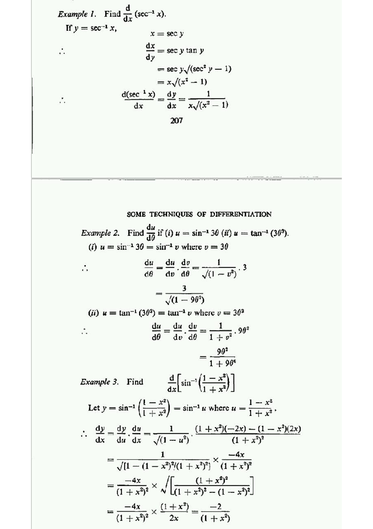 Diffentiation - BSC Mathematics - Studocu