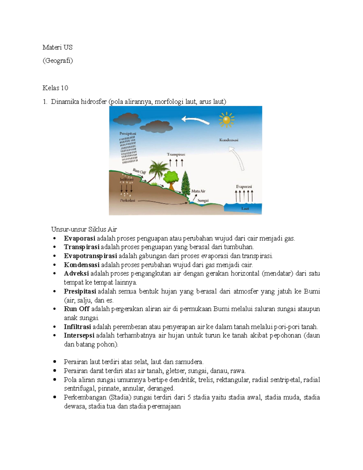 KISI KISI UAS GEO - snclabvljbal - Materi US (Geografi) Kelas 10 ...