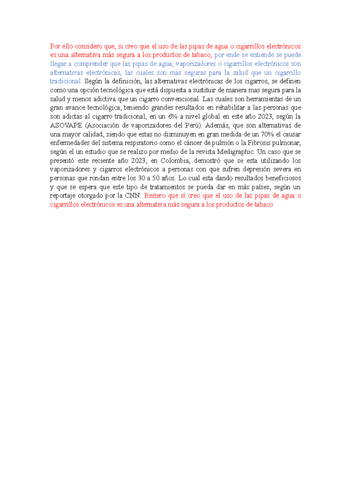 Definicion - aasdasd - Por ello considero que, si creo que el uso de ...