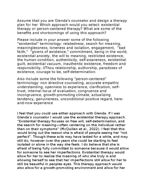 PSY 315 Case Vignette Linda - Case Vignette: Linda Assume that you are ...