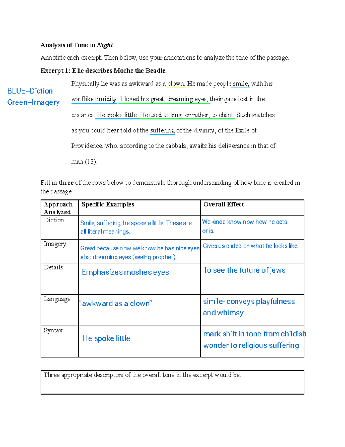 Kami Export - Analysis of Tone in Night - Analysis of Tone in Night ...