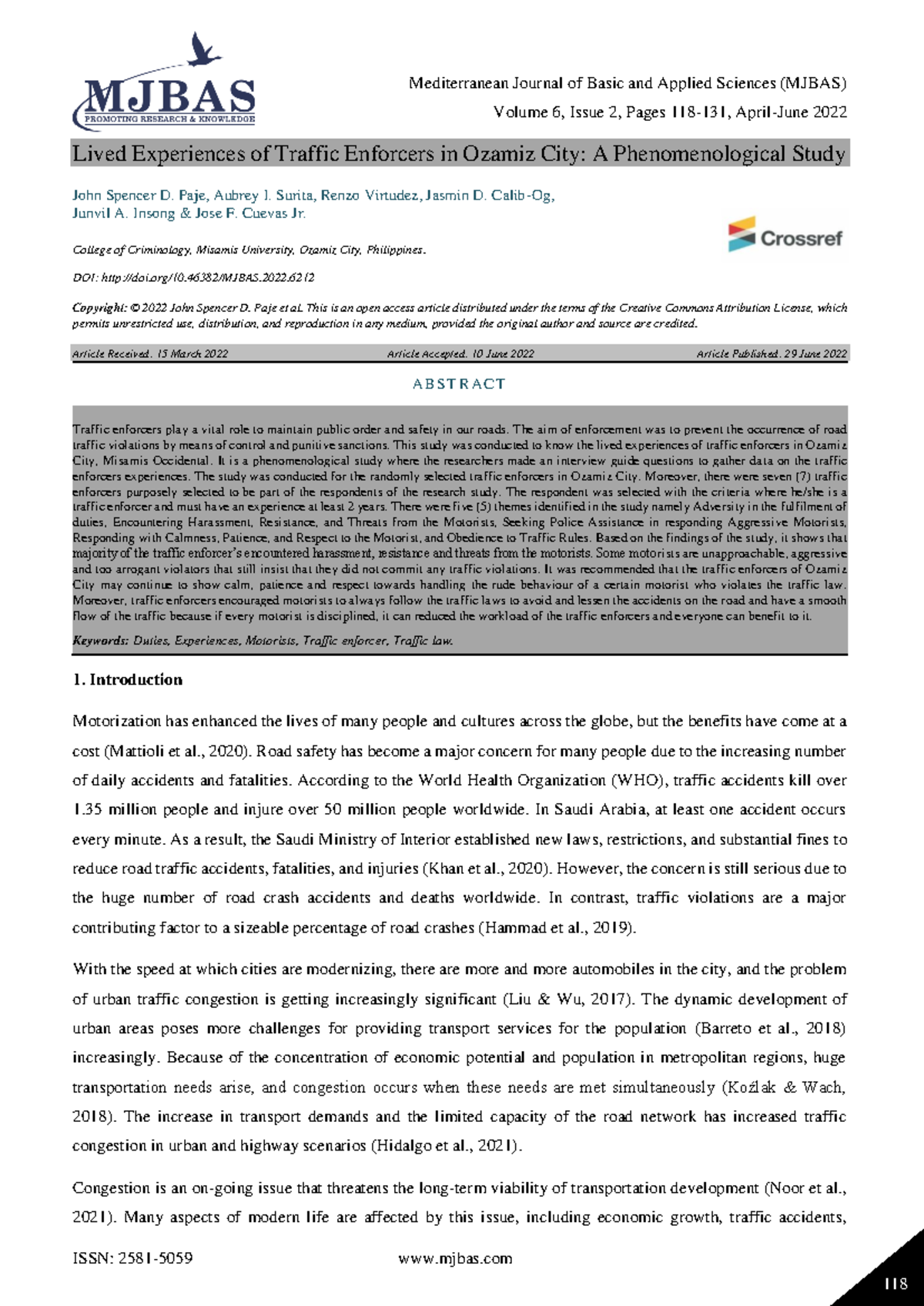 9642 - udhhdnbd dndnnd - Volume 6, Issue 2, Pages 118-131, April-June ...