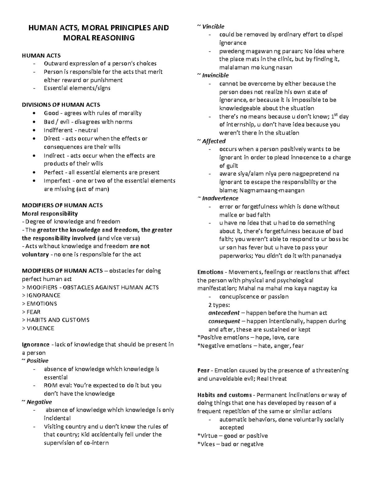 Human Acts Reviewer HUMAN ACTS MORAL PRINCIPLES AND MORAL REASONING human-acts-reviewer-human-acts-moral-principles-and-moral-reasoning