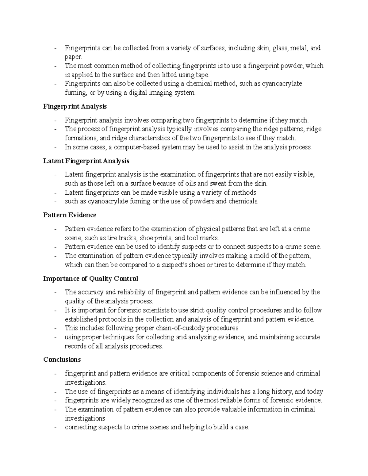 Forensic Notes 12 ECC - General chemical techniques used in criminal ...