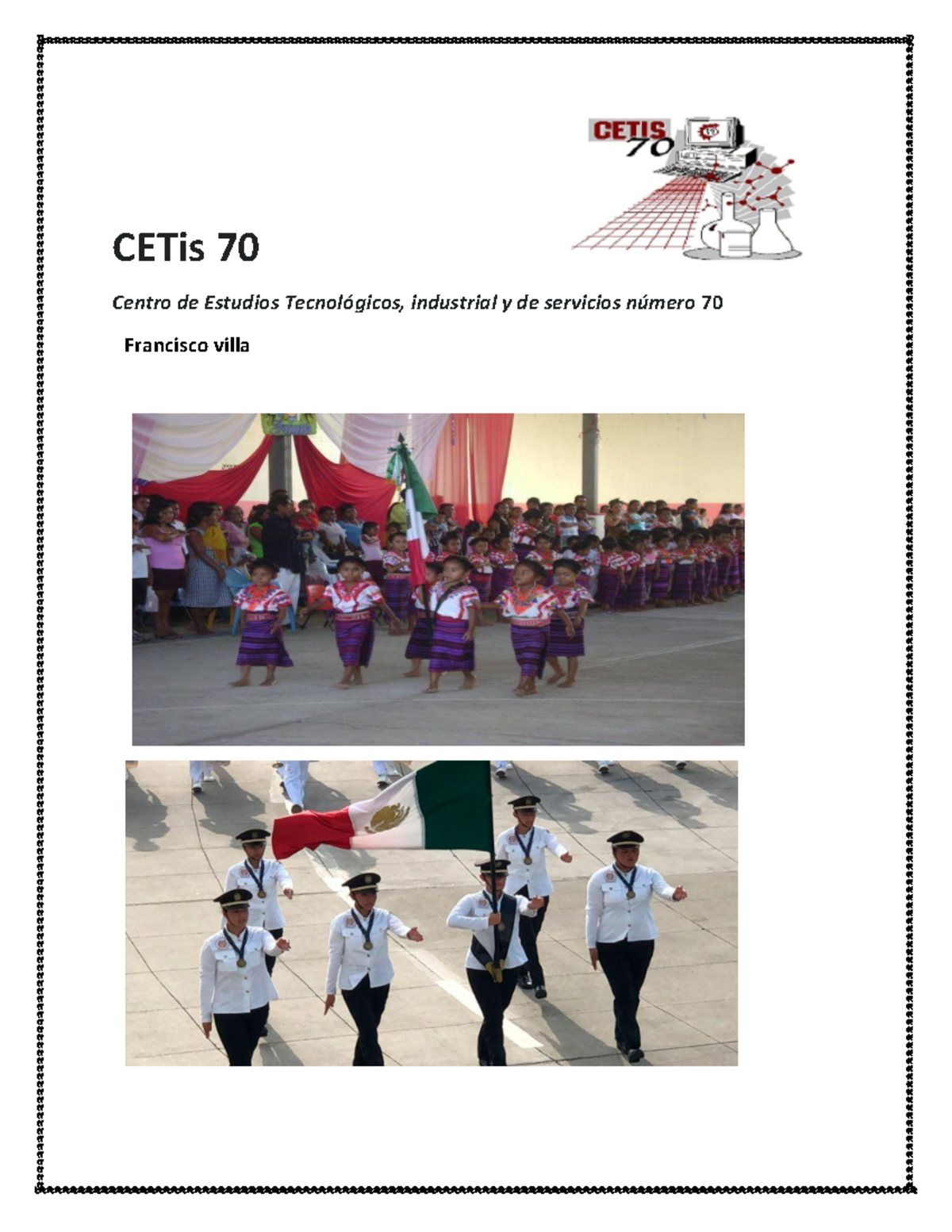 Documento 30 - CETis 70 Centro de Estudios Tecnológicos, industrial y ...