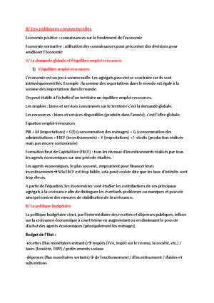 Cours de macroéconomie - Macroéconomie Introduction Macro-économie ...