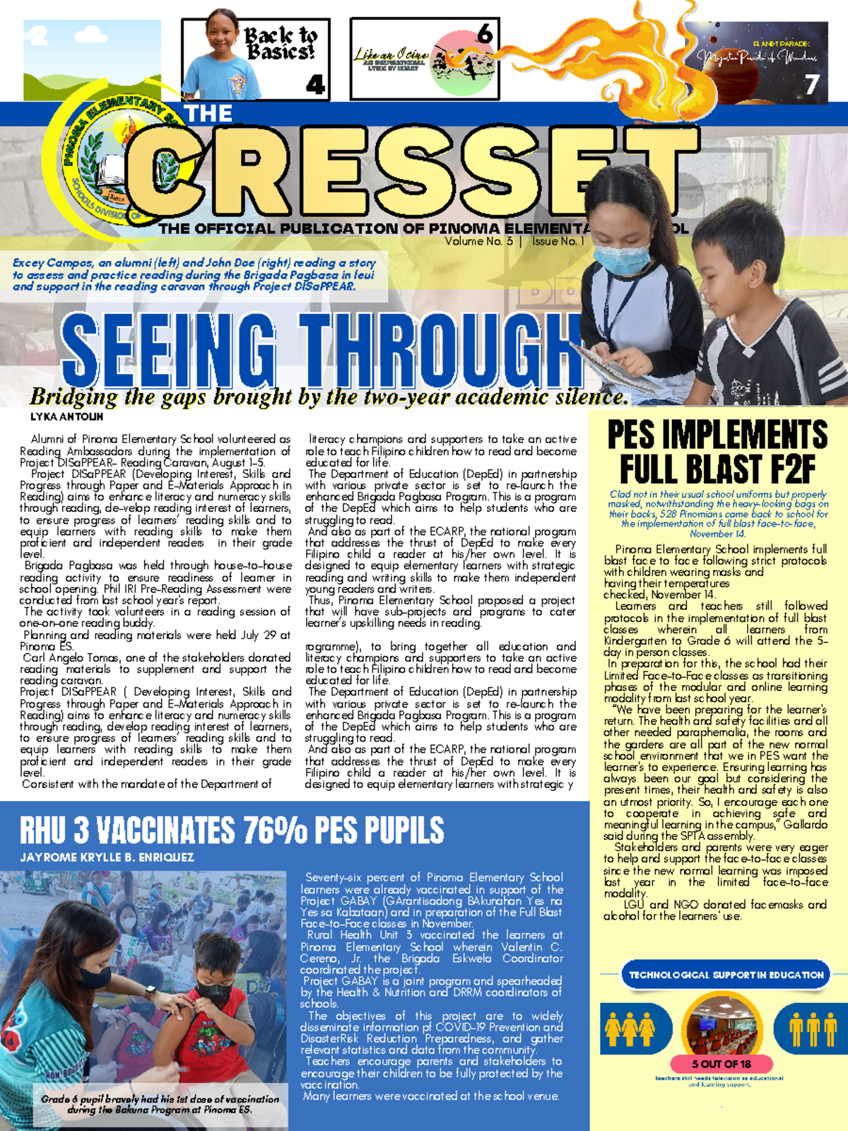 The Cresset Front Page Pinoma ES - SEEING THROUGHSEEING THROUGH AN ...