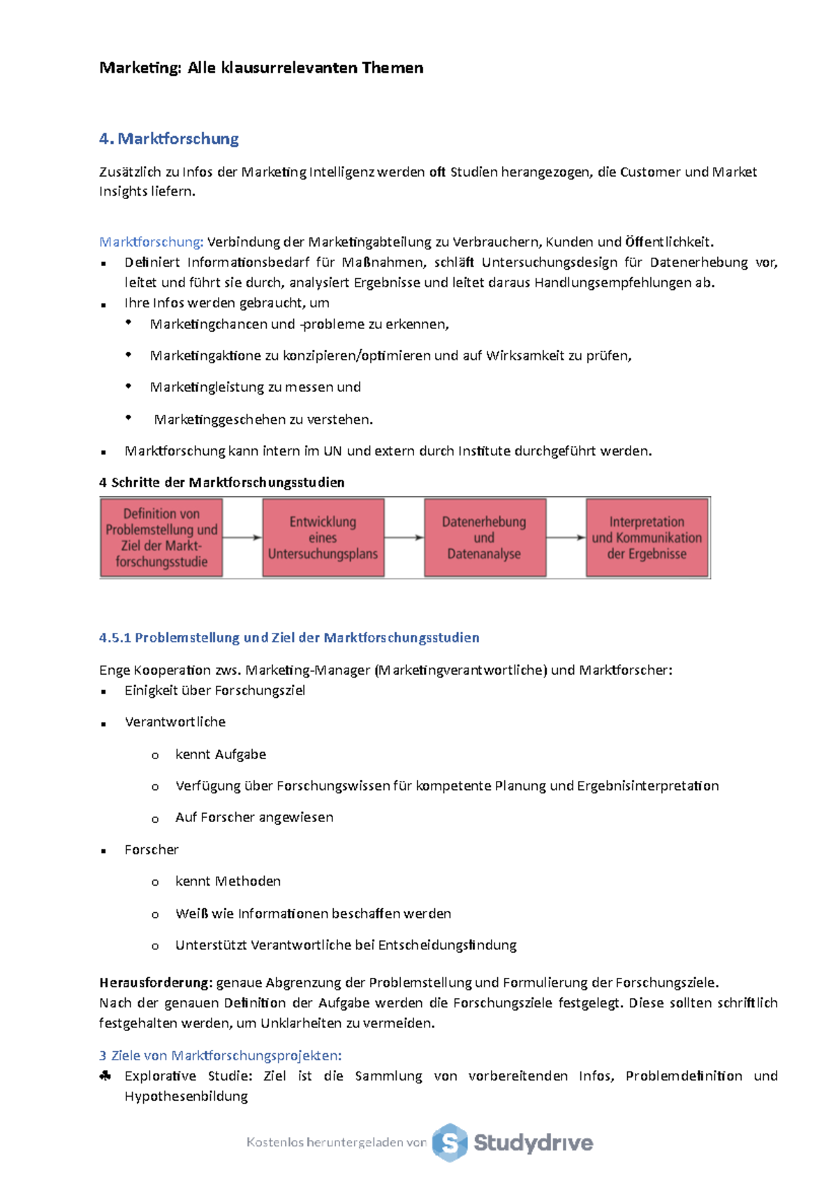 Alle klausurrelevanten Themen außer Vorl - Marke&ng: Alle ...