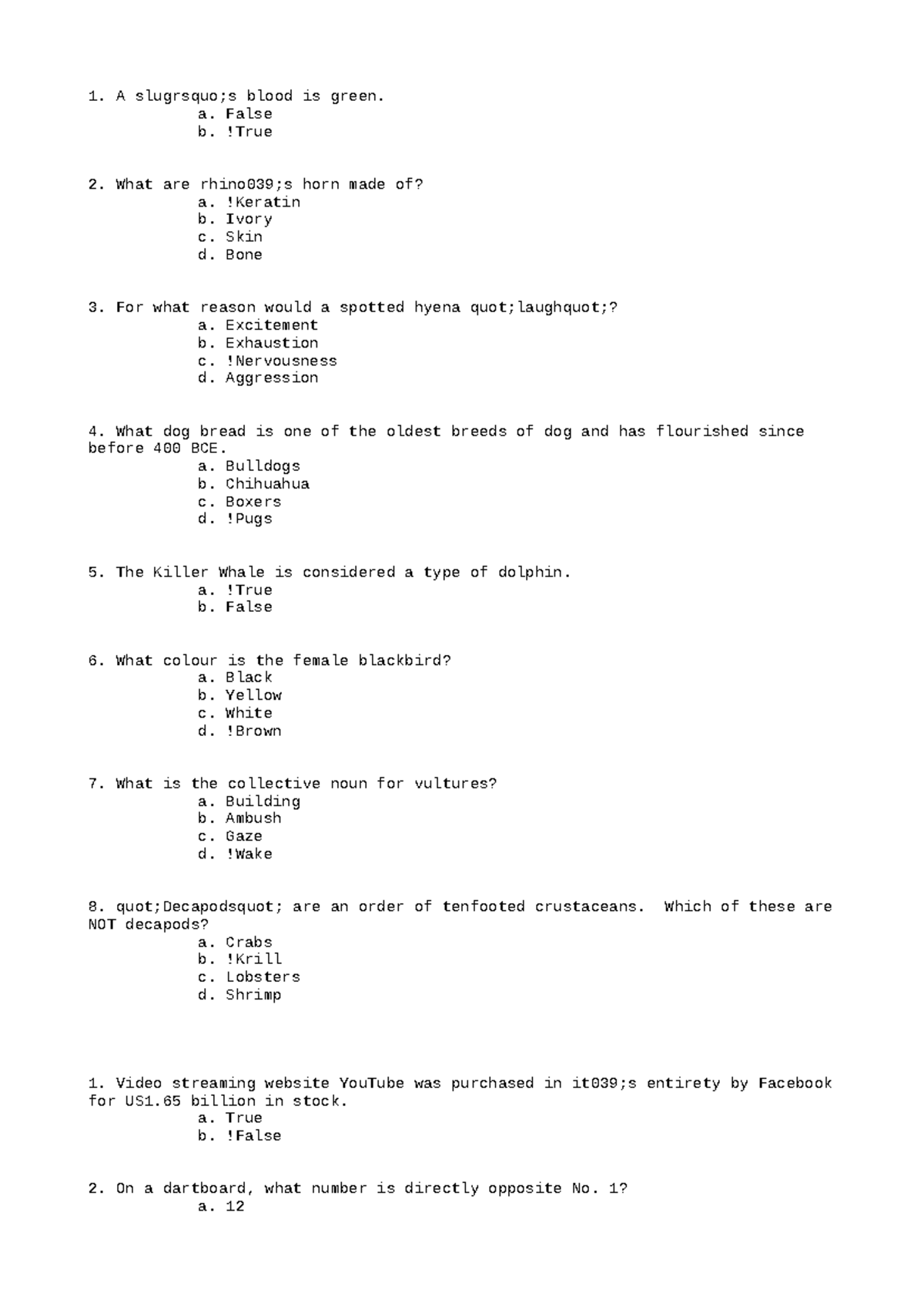 English Coursework Winter 2019 10 - A slugrsquo;s blood is green. a ...