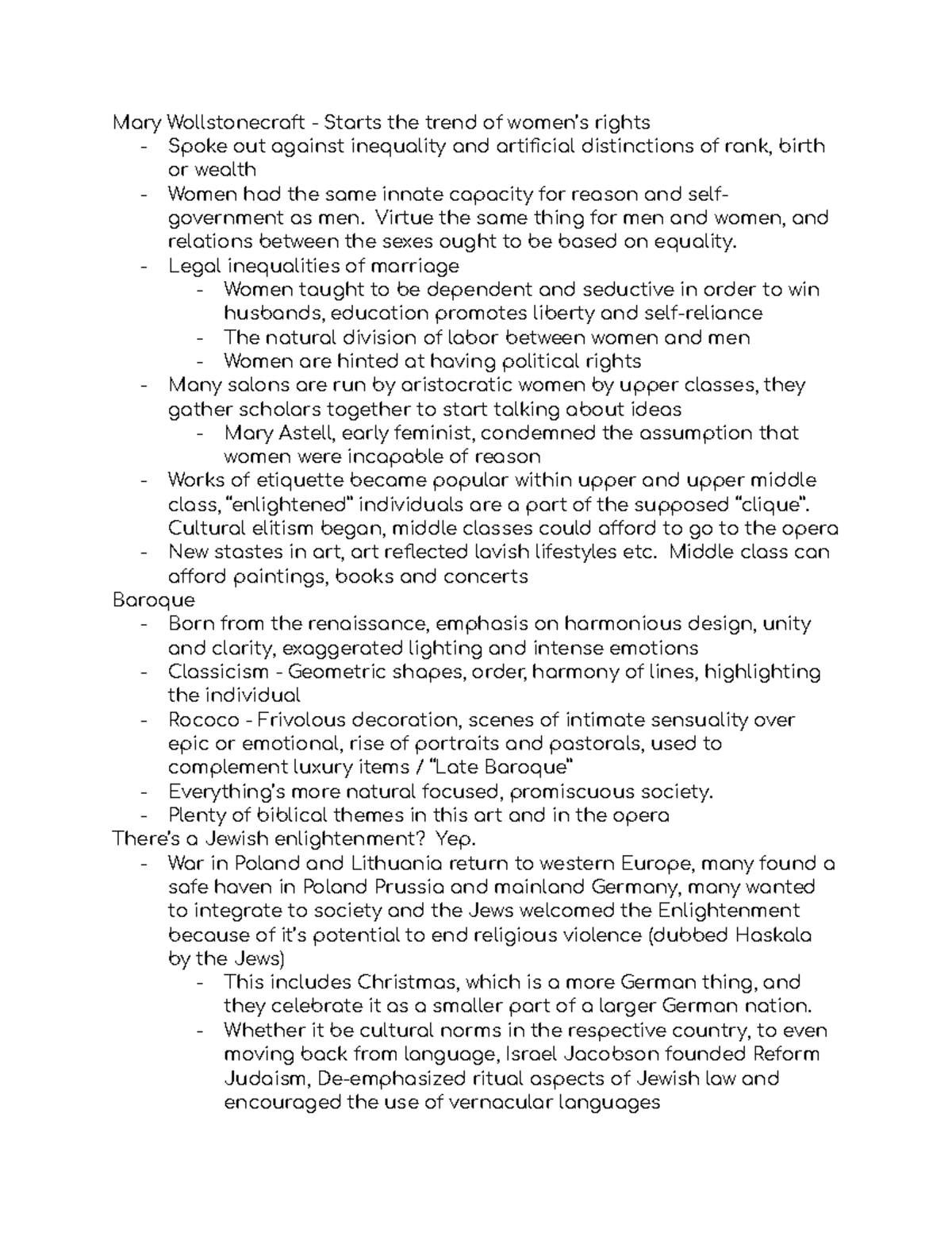 10 19 2018 - C. Pearcy - Mary Wollstonecraft Starts the trend of rights ...