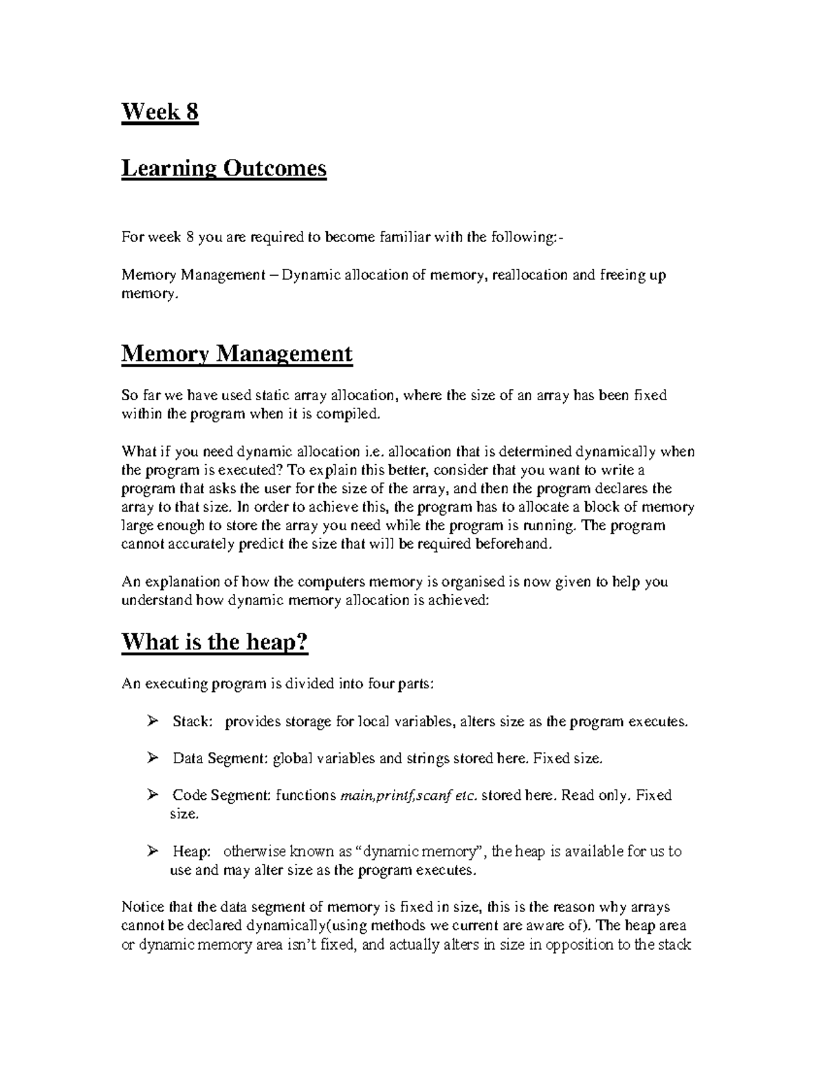 Week 8 - simulation platform - Week 8 Learning Outcomes For week 8 you ...