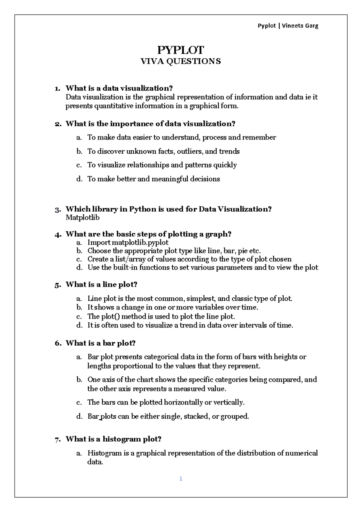 Viva Pyplot - Viva material for Indian school al Ghubra for Informatic ...