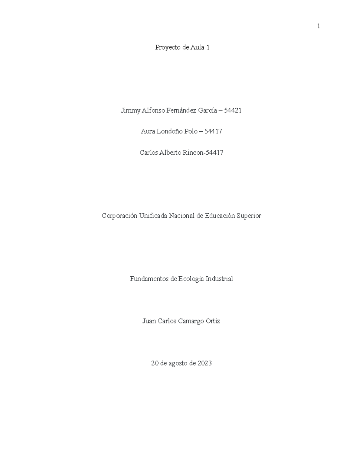 ACA 1 - 2 - 3 - fghgtf - Proyecto de Aula 1 Jimmy Alfonso Fernández ...