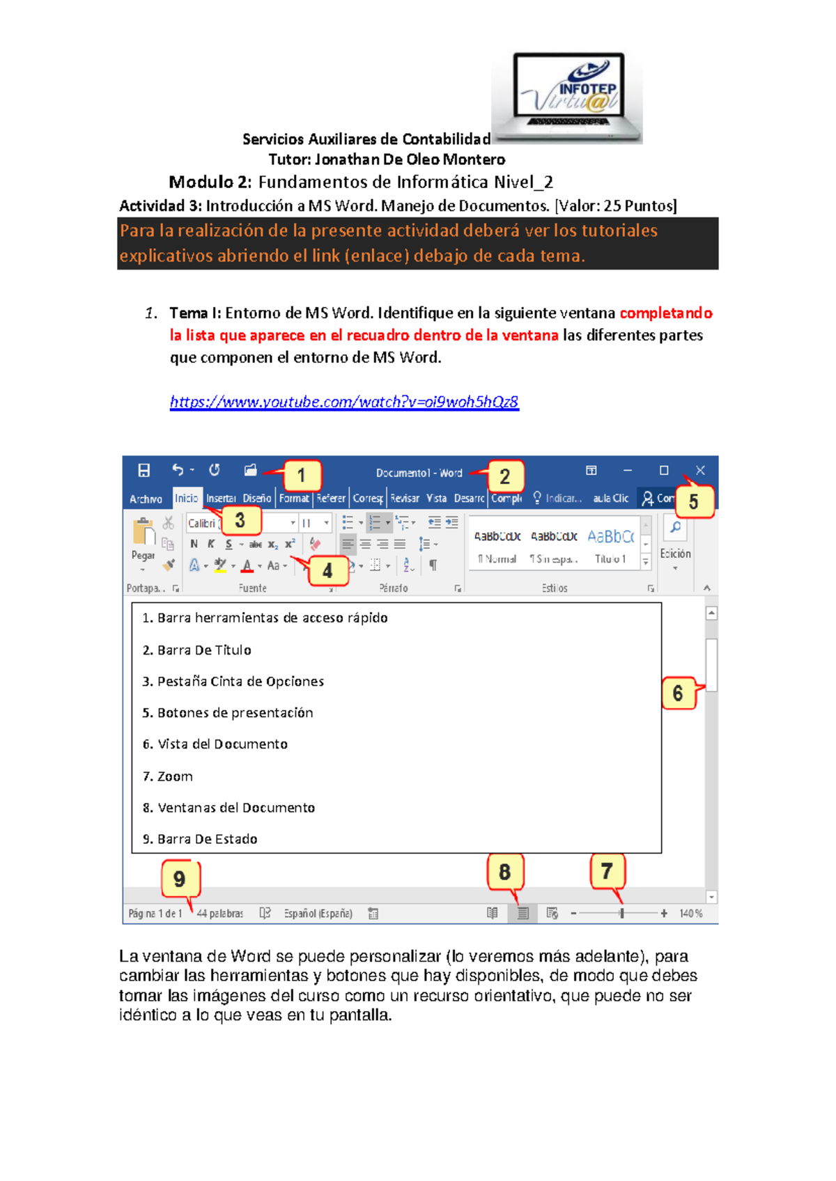 A3 Yissel Mateo - Tutor: Jonathan De Oleo Montero Modulo 2 ...