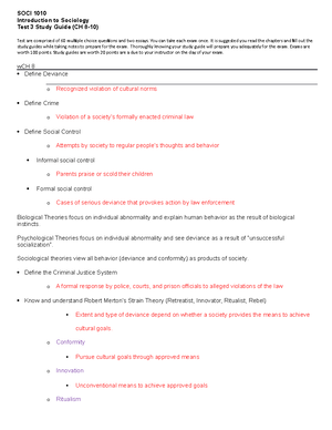 Case Studies Deviance - Case Studies: Deviance Instructions: Pick 2 of ...