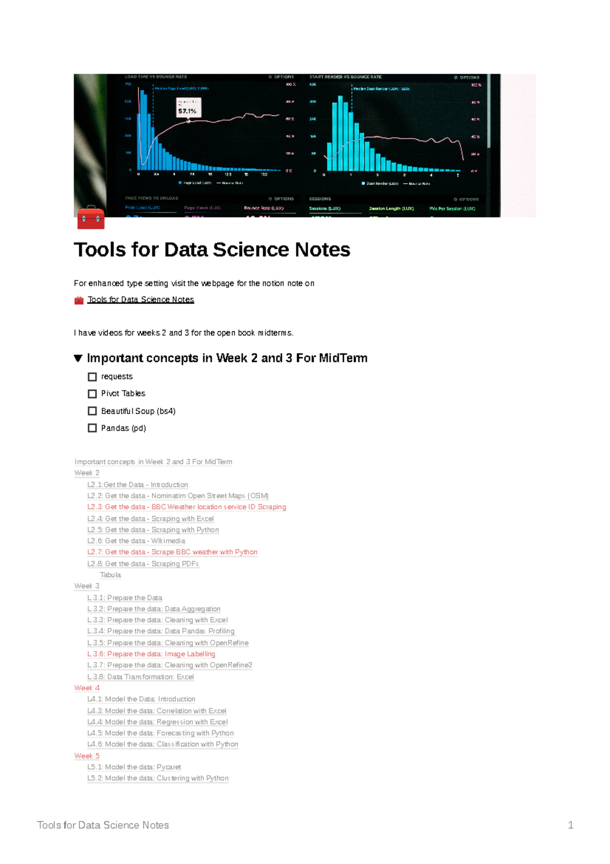 Tools for Data Science Notes - Important concepts in Week 2 and 3 For ...