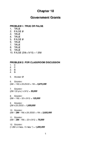 SOL. MAN. Chapter 22 Intangible Assets IA PART 1B - Chapter 22 Intangible Assets PROBLEM 1: TRUE ...