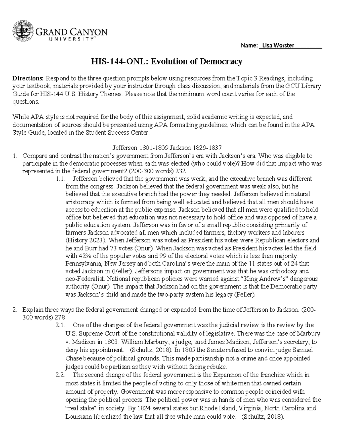 Wk3 - week 3 assignment - Name: Lisa Worster________ HIS-144-ONL ...