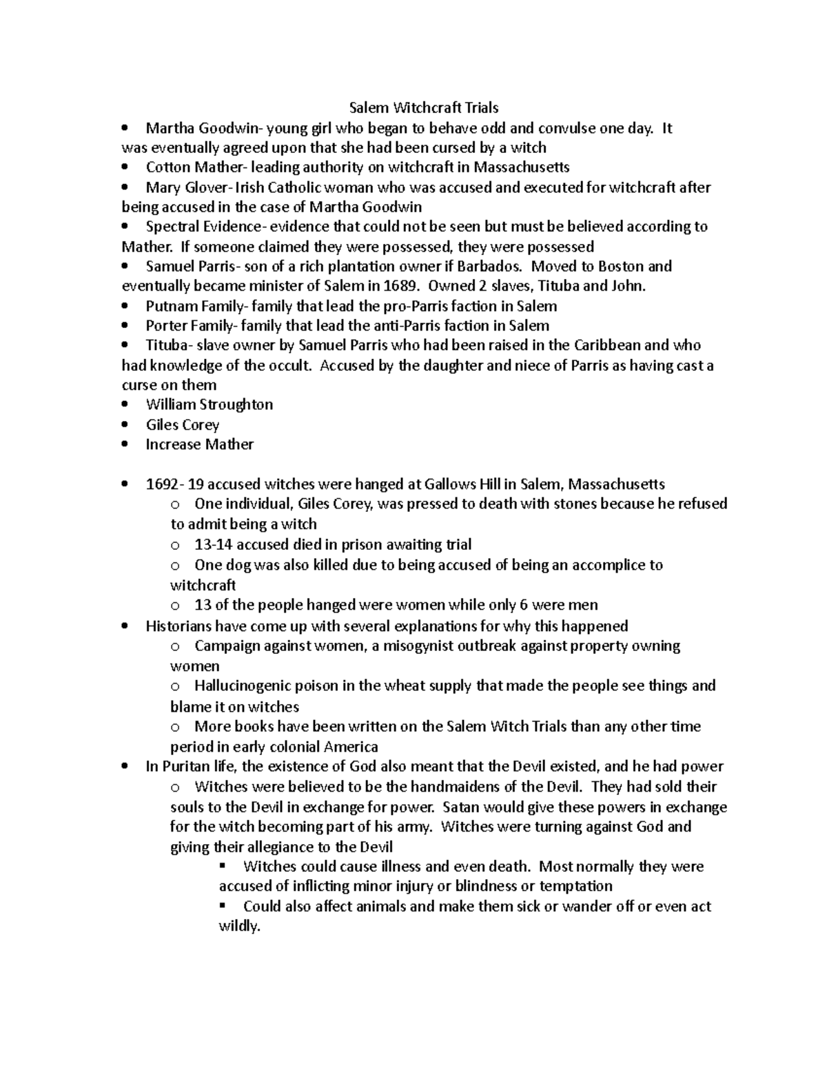 Salem Witchcraft Trials, Middle Colonies, and Piracy - Salem Witchcraft ...