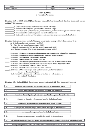 ESP 10 First Quarter Reviewer - ESP REVIEWER- FIRST QUARTER MATAAS NA ...