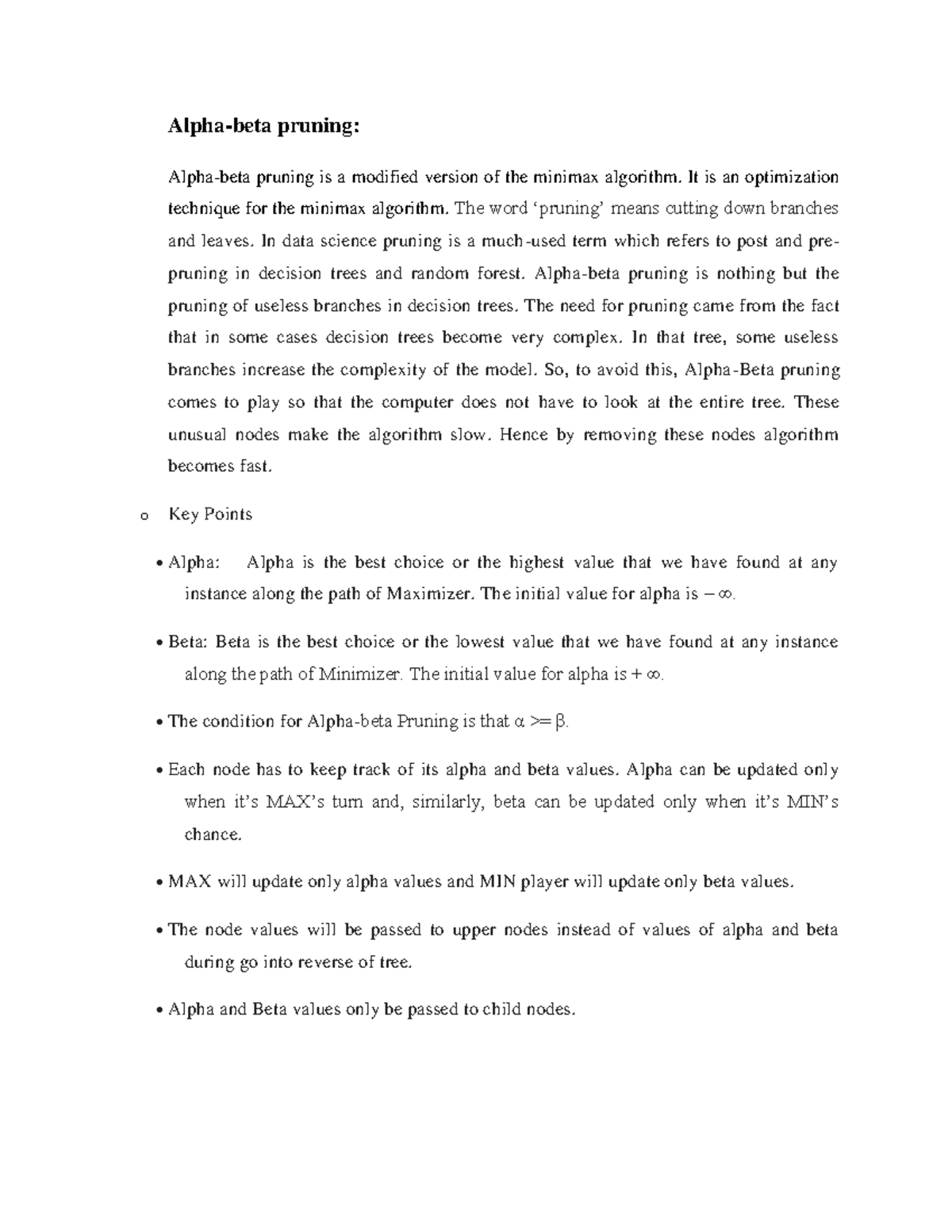 Alphabetapruning - Helps in AIML project - Alpha-beta pruning: Alpha ...