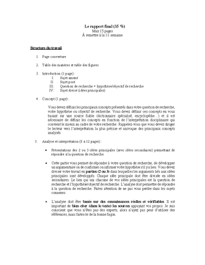 Recherche en science humaine - Démarche d’intégration des acquis en ...