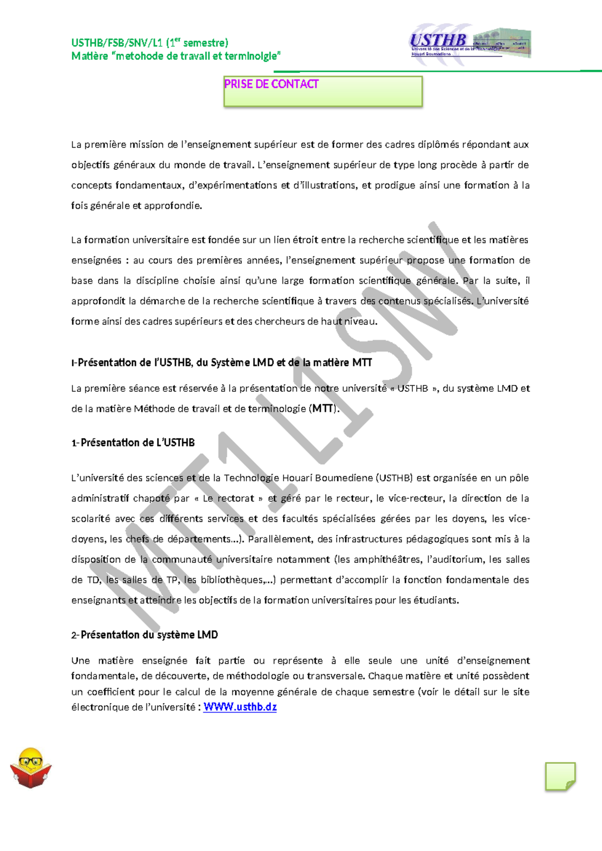 490926107 cours mtt1 l1 snvdefinitif 2 pdf - USTHB/FSB/SNV/L1 (1er ...