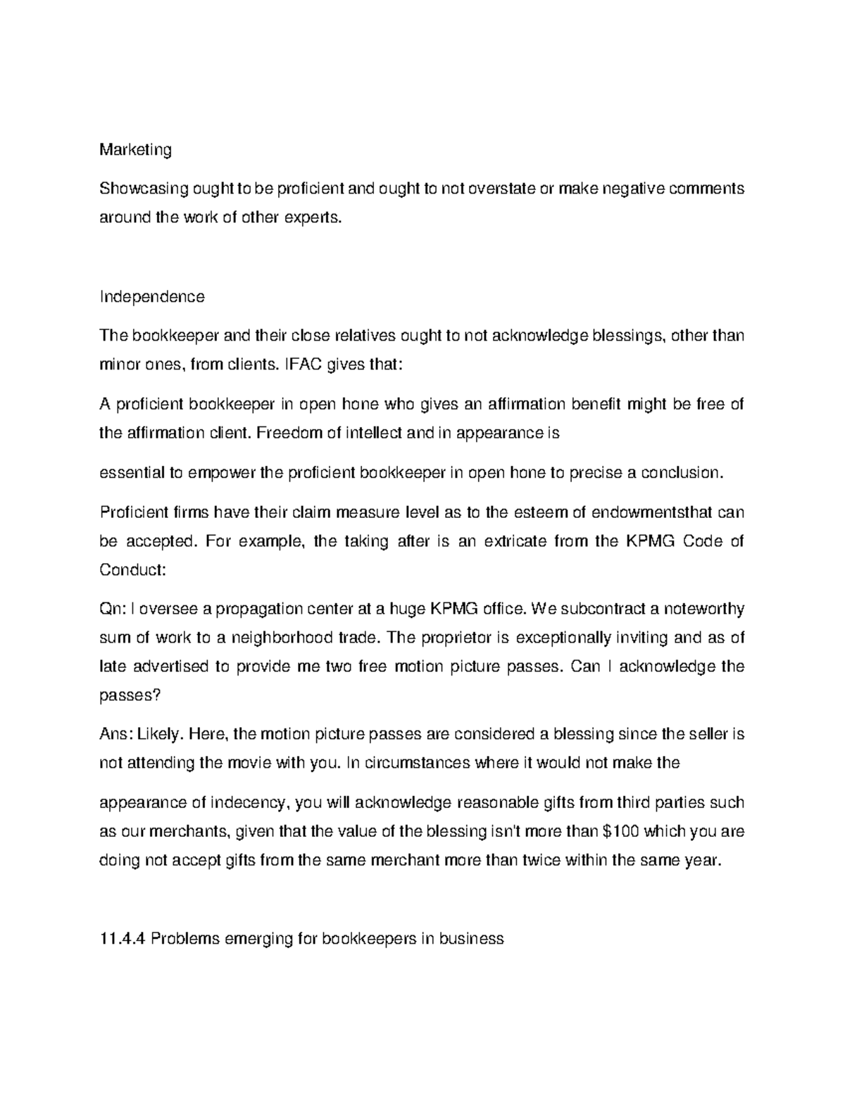 Summary - Preparation of Financial Statements-72 - Marketing Showcasing ...