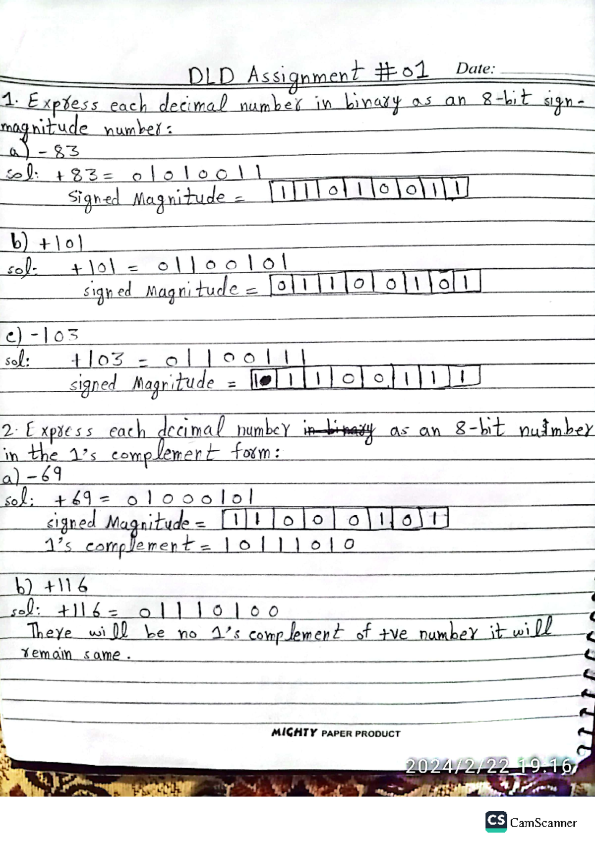 DLD Assignment # 01 - Digital Logic Design - Studocu DLD Assignment # 01 - Digital Logic Design - Studocu