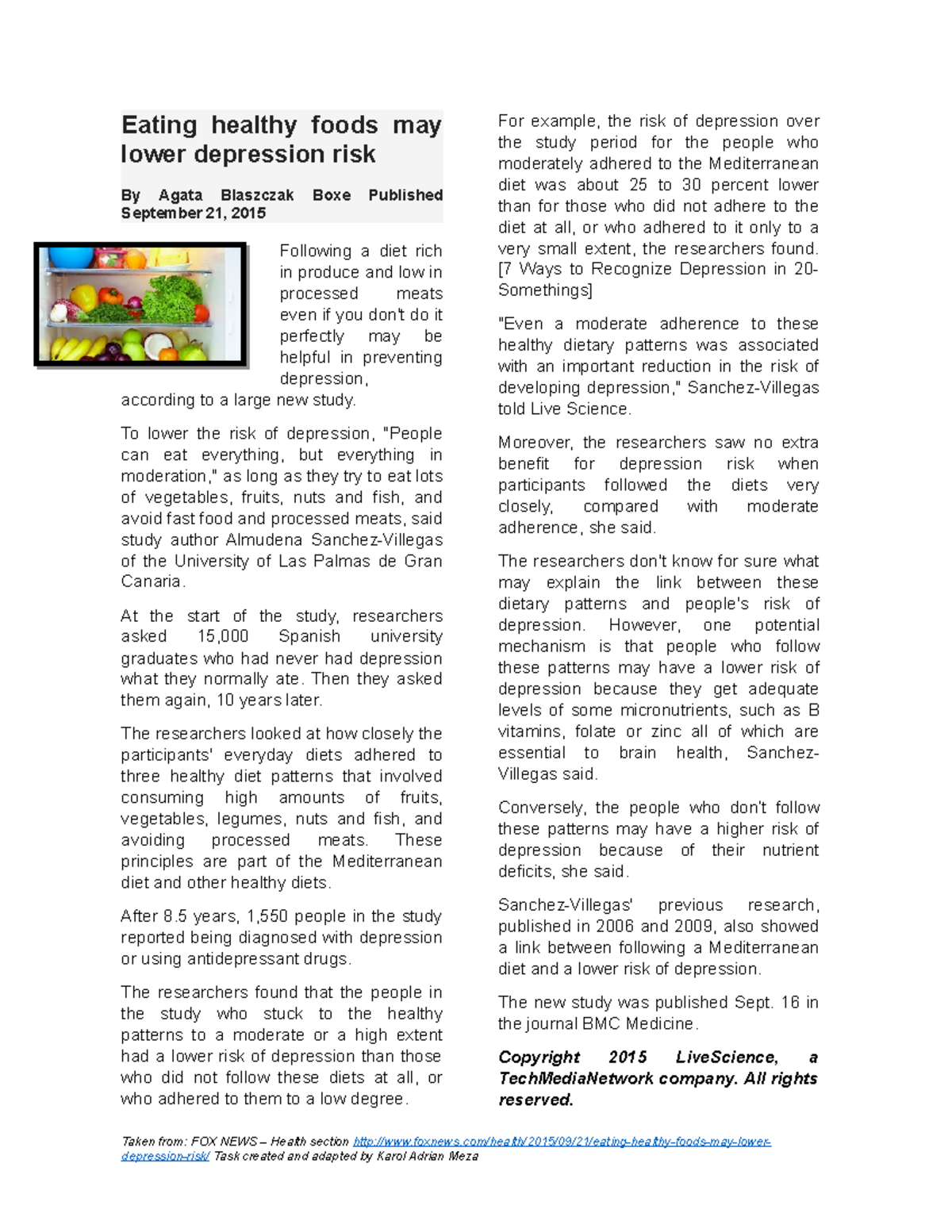 Authentic-reading-eating-healthy-foods-may-lower-d 82187 - Eating ...