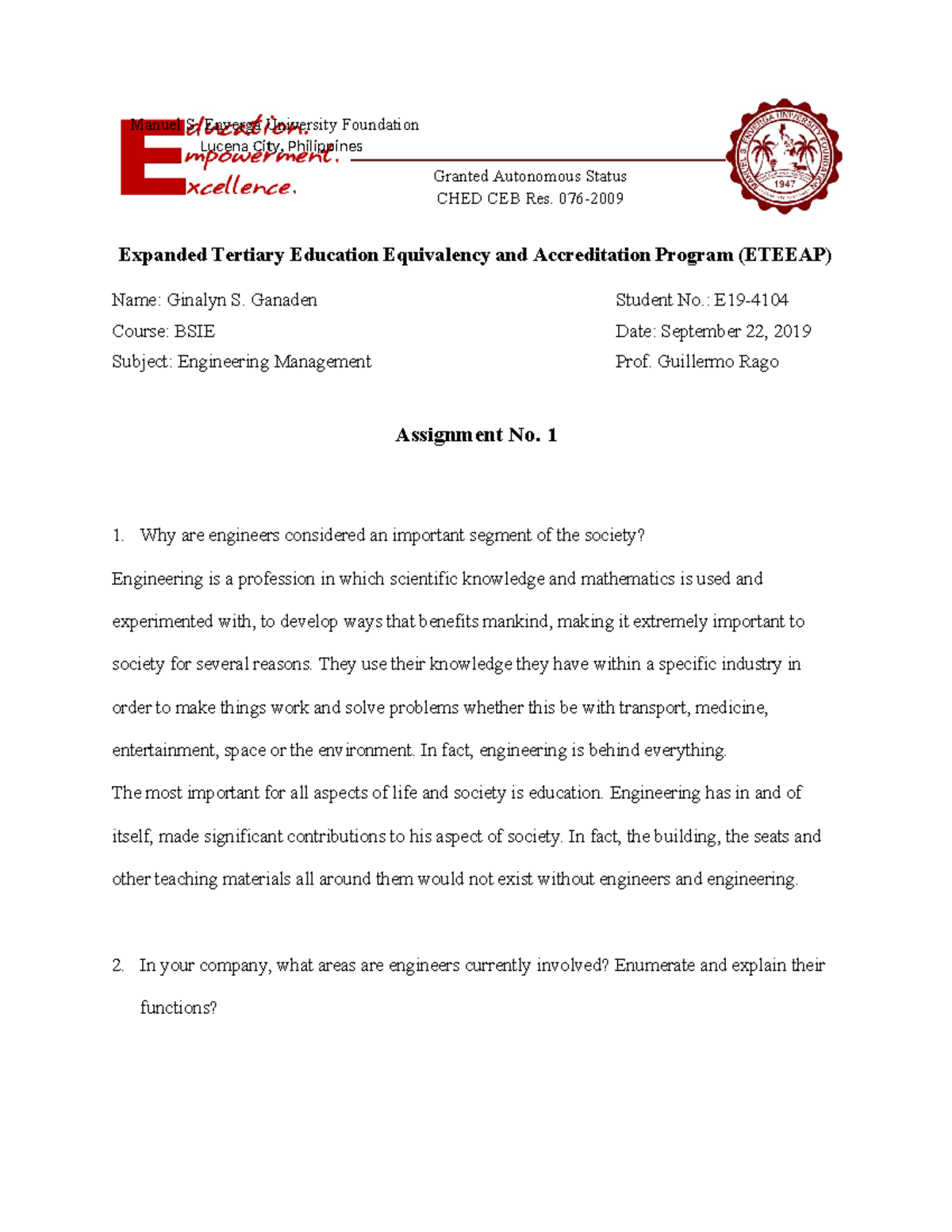 social science 1 - Expanded Tertiary Education Equivalency and ...