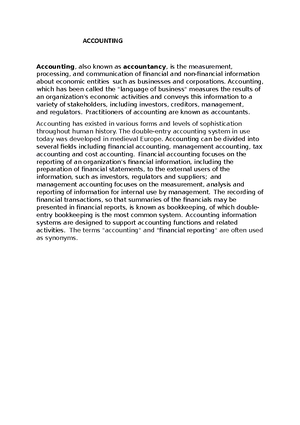 Accounting Organization - Organizations Professional bodies ...