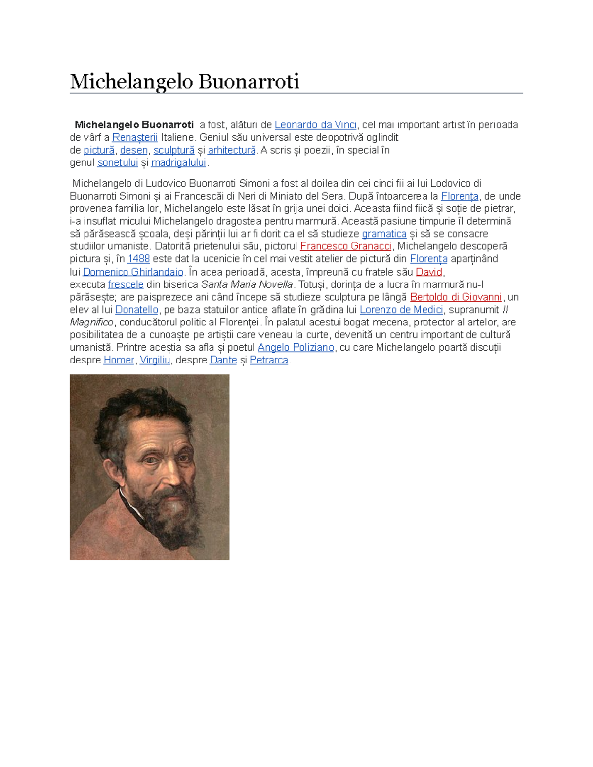 Michelangelo Buonarroti - Michelangelo Buonarroti Michelangelo ...