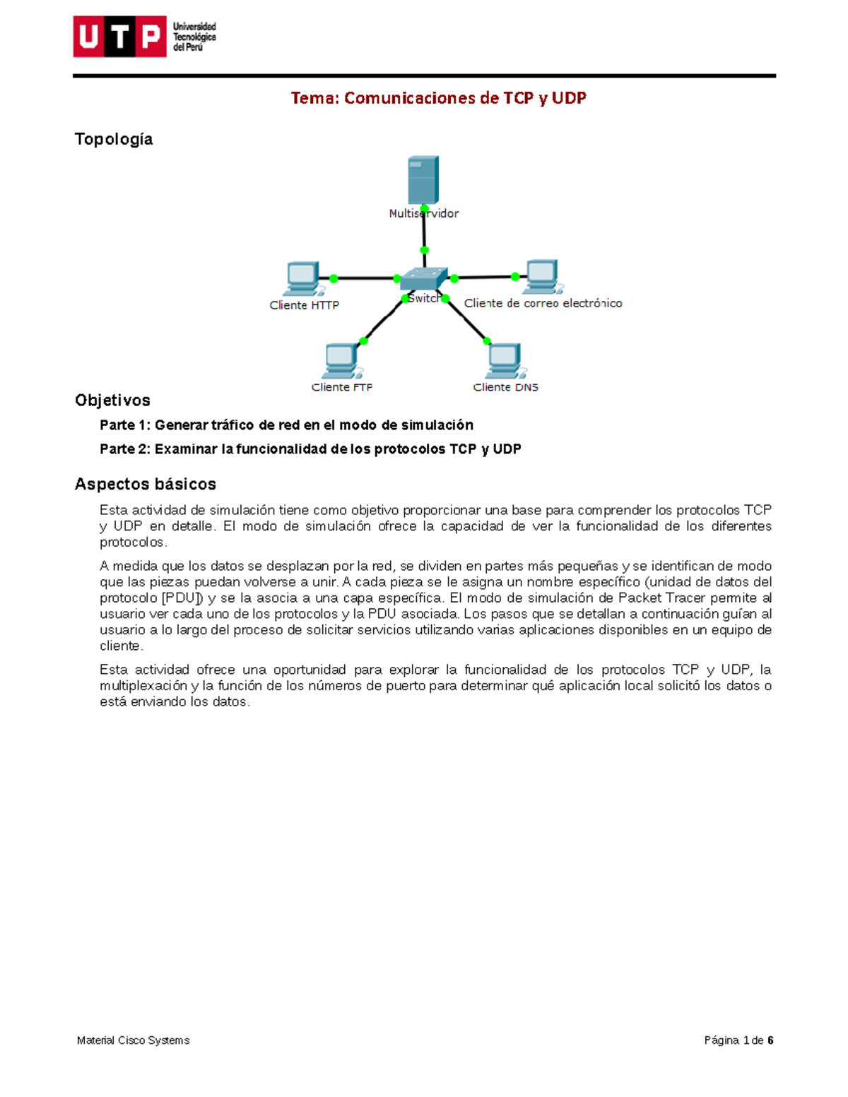 S12.s1-Lab-Comunicaciones TCP y UDP-1 - Educación - UCV - Studocu