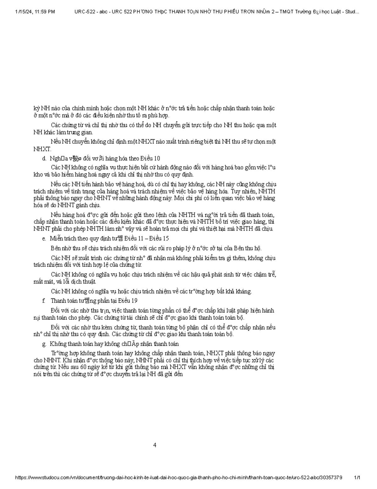 Thanh toán - 1/15/24, 11:59 PM URC-522 - abc - URC 522 PH ̄ƠNG THþC THANH TO¡N NHỜ THU PHIẾU ...