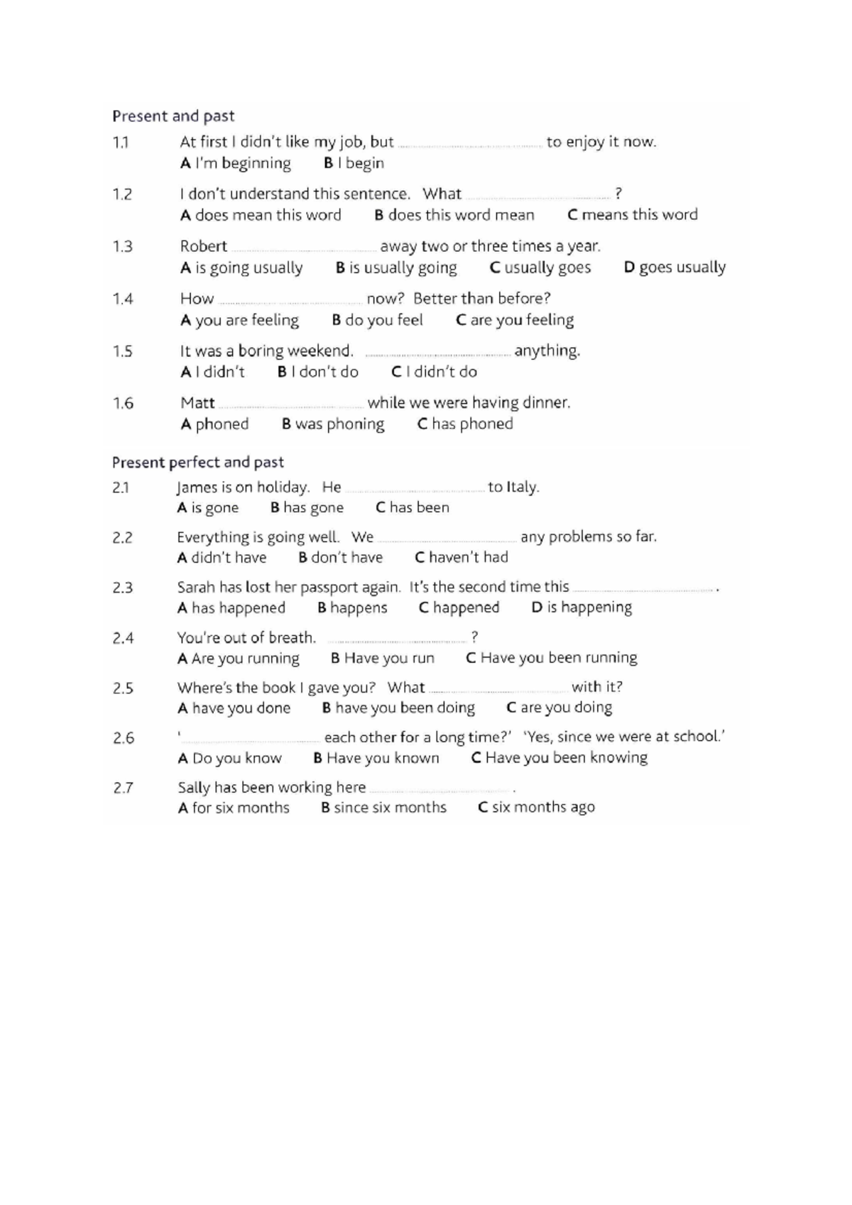 Test năng lực tiếng anh - English 123 - Studocu