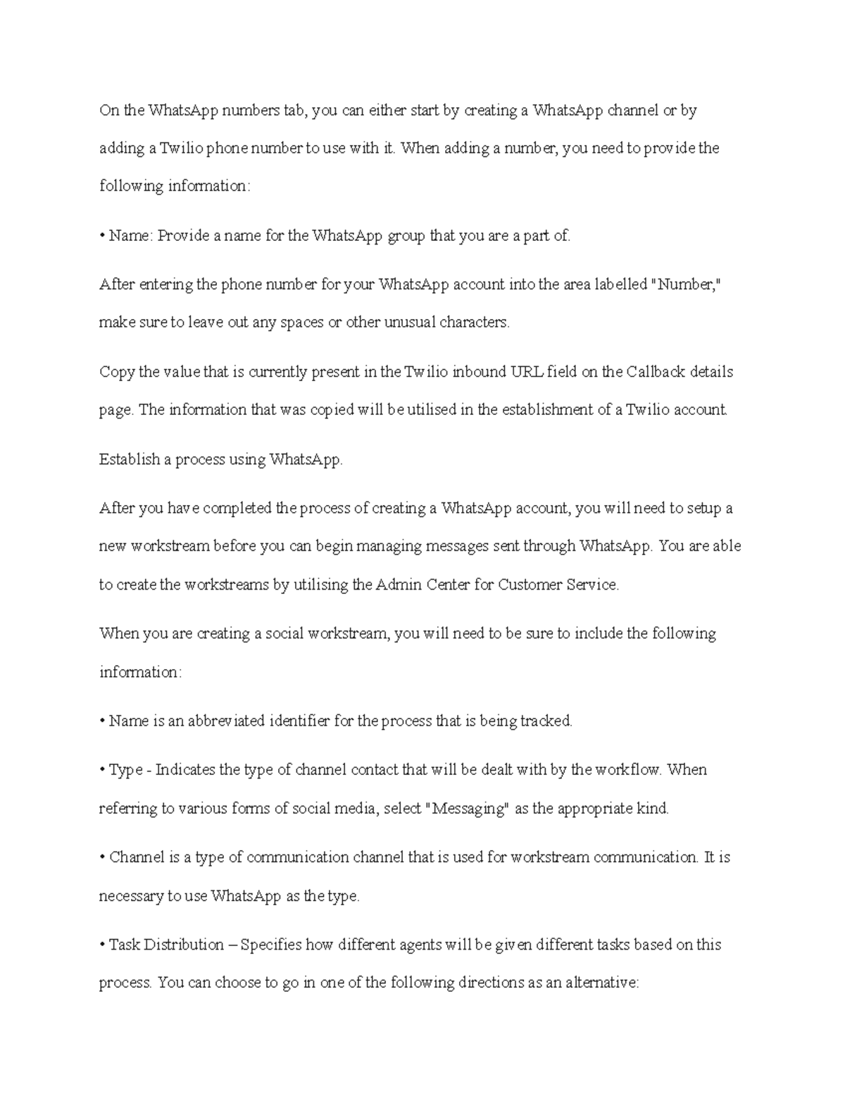 Dynamics 365 CS Tools 4 - On the WhatsApp numbers tab, you can either ...
