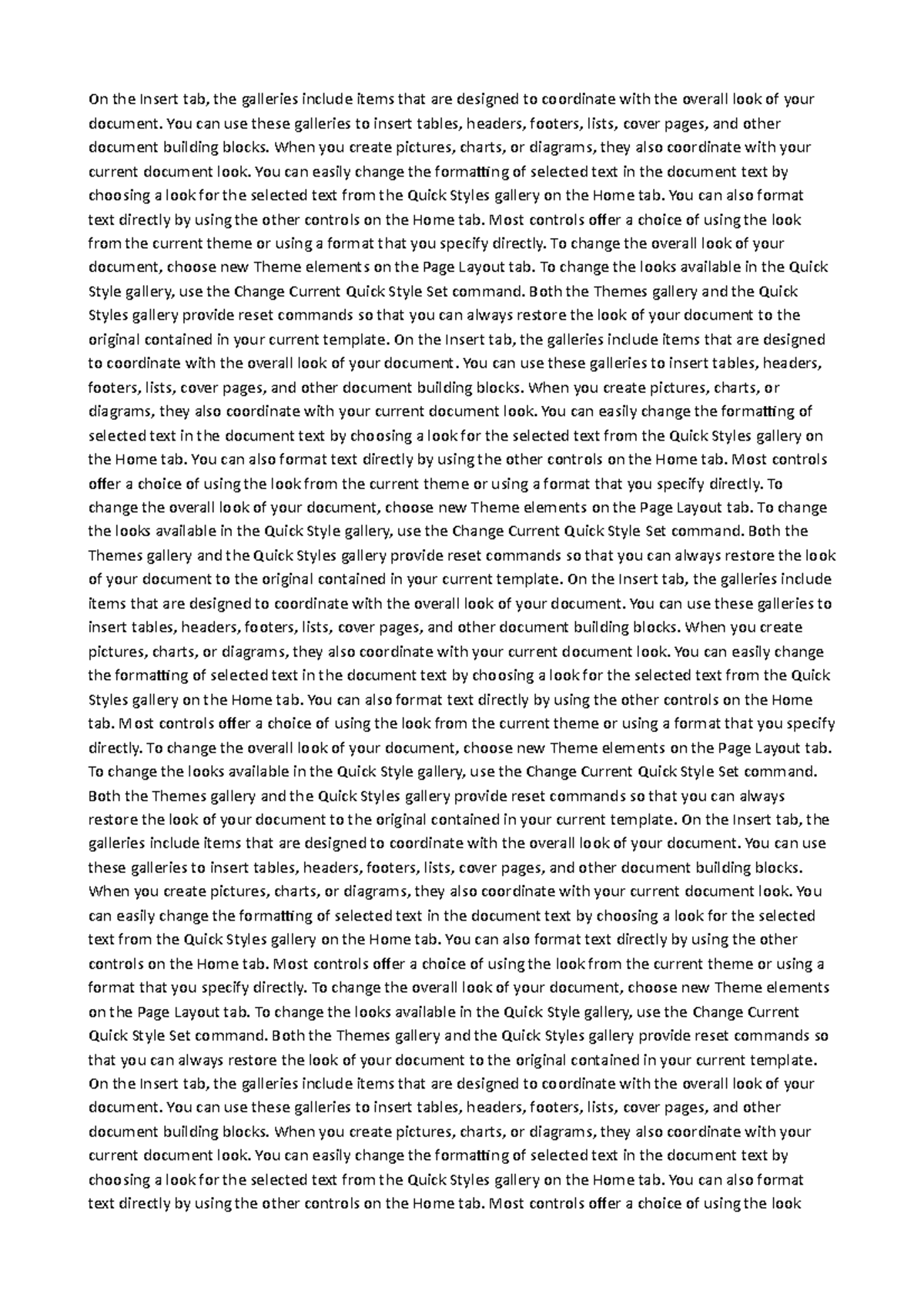 Referat Fizica - On the Insert tab, the galleries include items that ...