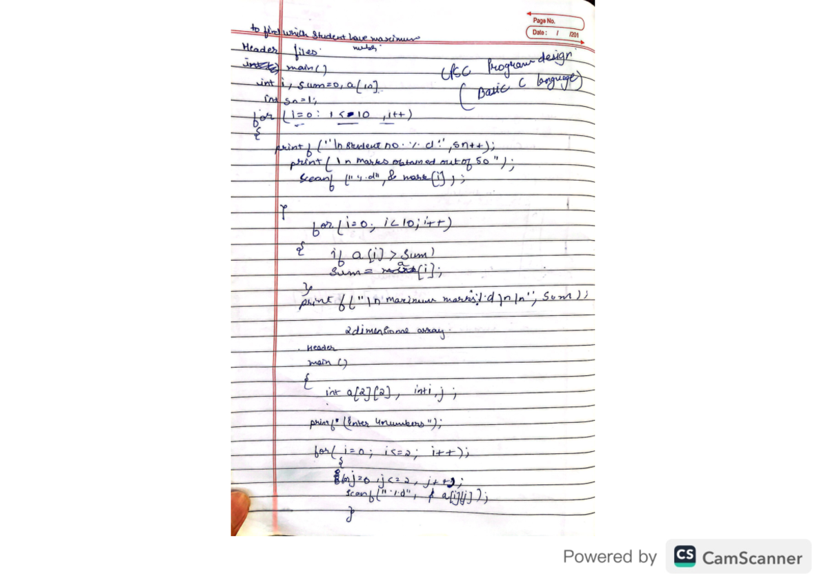 C language basics - CPSC 1150 - Studocu