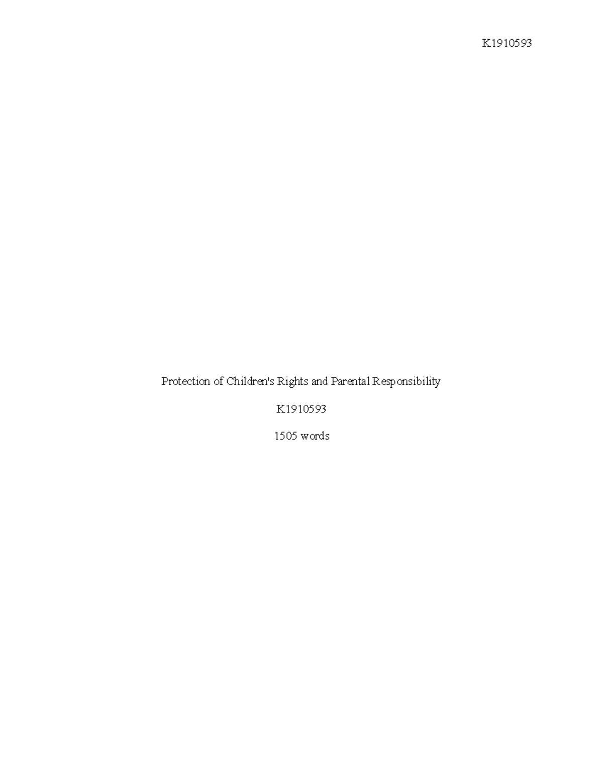 Article 12 - Protection of Children's Rights and Parental ...