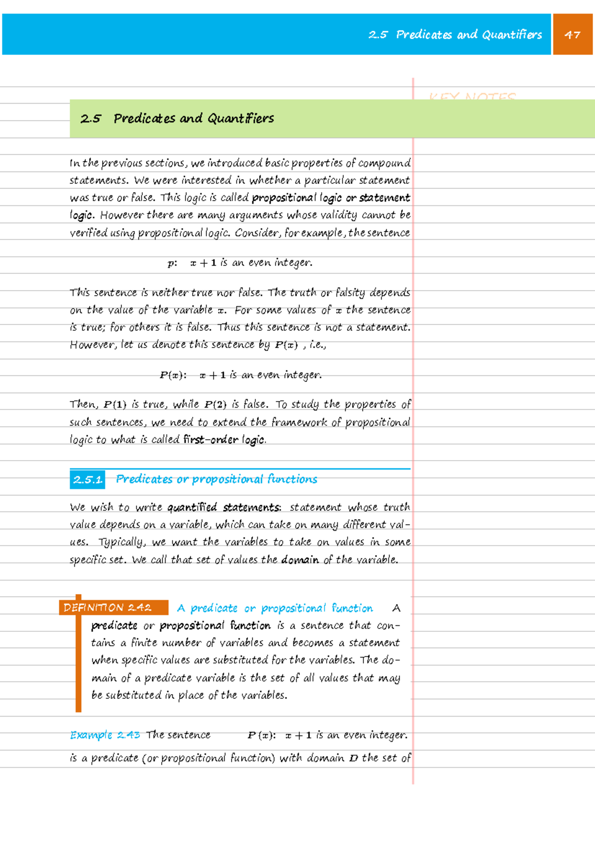 Predicates Quantifiers- A great course,well explained and illustrated ...