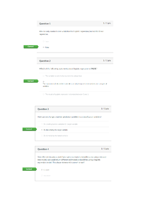 Lab7 - lab - Data Mining for Business Analytics - Studocu