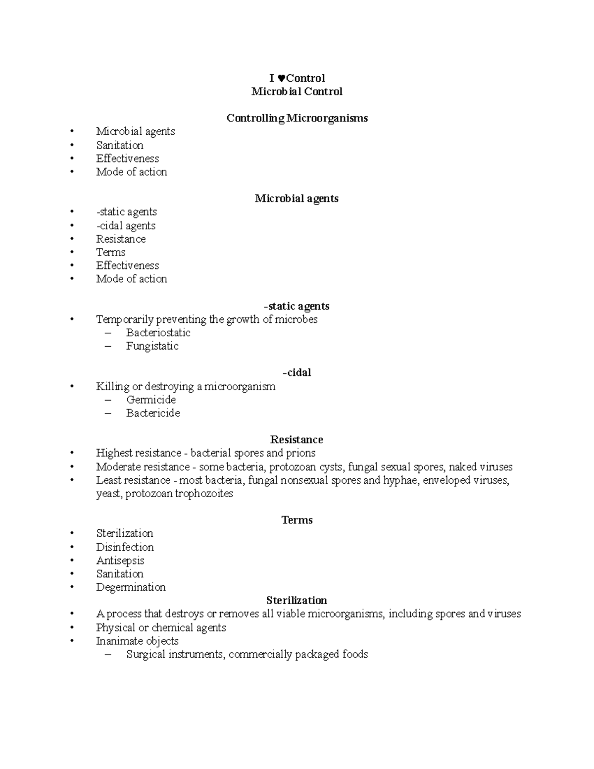 16 Microbial Control - Biology - I ©Control Microbial Control ...